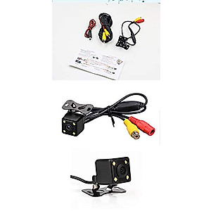 RoverOne Universal Car Backup Camera HD Color Waterproof Reverse Viewing Drive Camera with Light Wide View Angle
