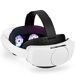 Head Strap Compatible with Meta/Oculus Quest 2, IFoo Lightweight & Adjustable Quest 2 Head Strap, Replacement for Elite Strap, Enhanced Support & Comfort Reduce Head Face Pressure in VR, No Battery
