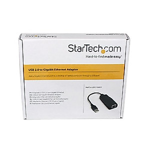 StarTech USB 2.0 to Gigabit Ethernet NIC Network Adapter (USB21000S2)