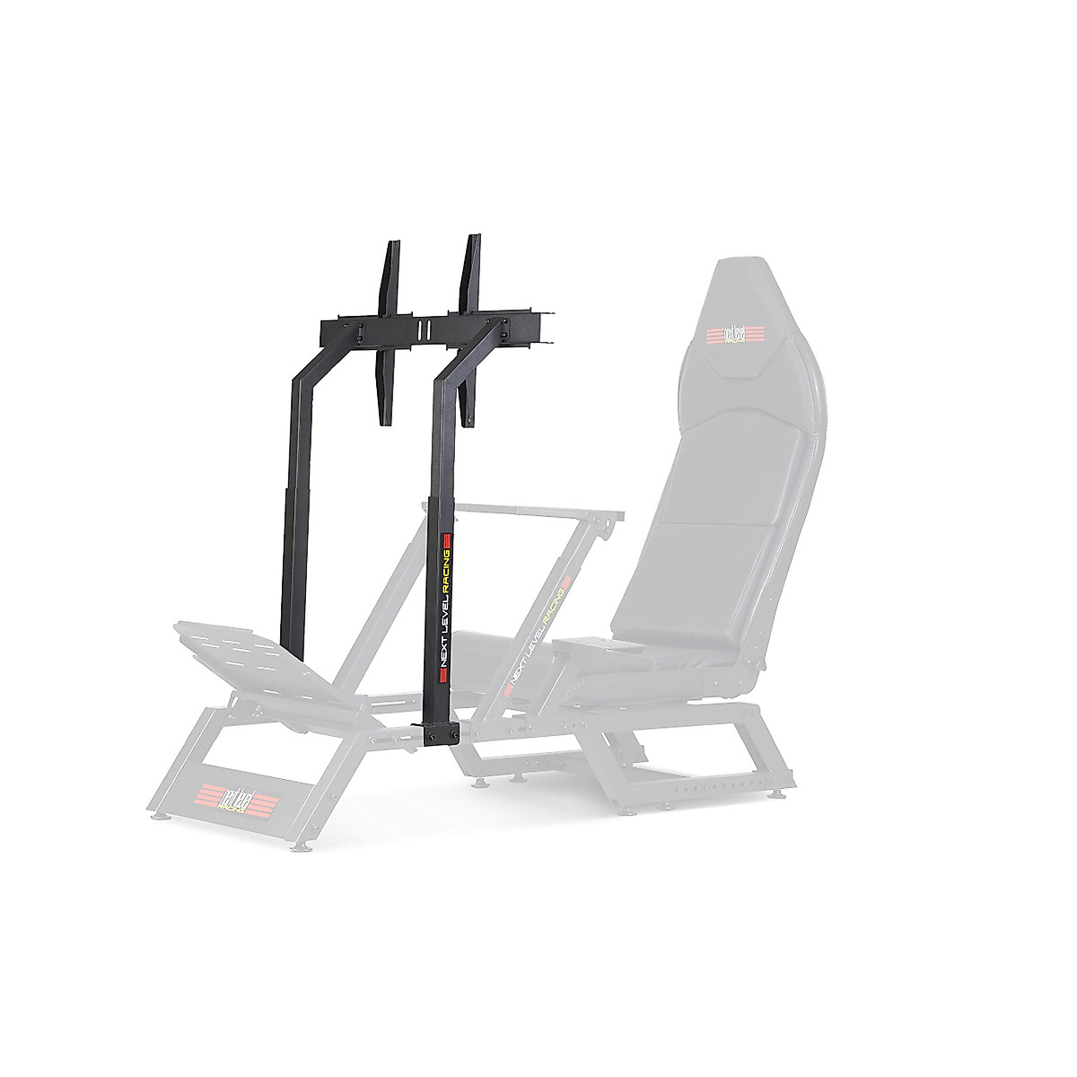 Next Level Racing F-GT Racing Simulator Cockpit and Monitor Stand Bundle