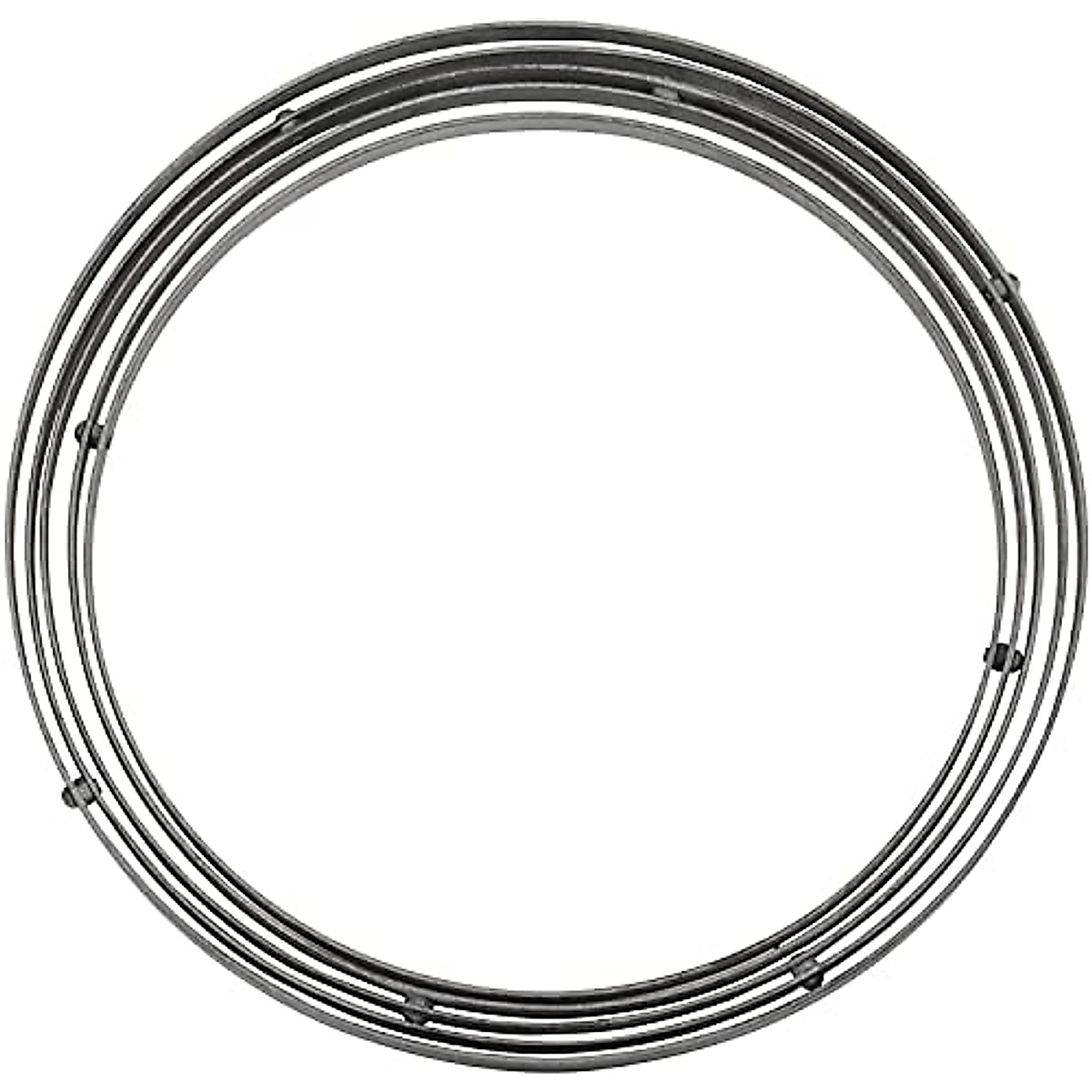 Foreside Home and Garden Black Large Distressed Metal Decorative Sphere Sculpture, 42