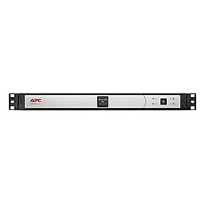 APC Smart-UPS 500VA Lithium Ion UPS with SmartConnect, SCL500RM1UCNC, Line Interactive, Sine Wave UPS, Short-Depth 120V Uninterruptible Power Supply with Network Card