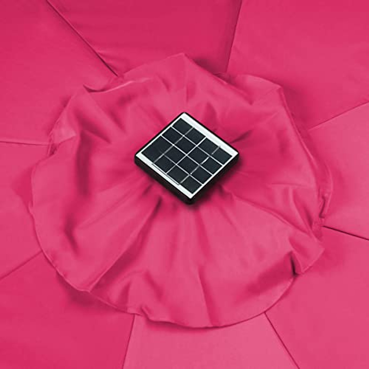 Trademark Innovations 7' Solar LED Patio Umbrella (Pink)