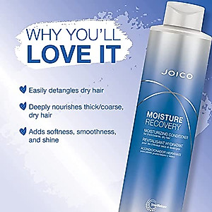Joico Moisture Recovery Shampoo and Conditioner, 33.8 Fl Oz(Pack of 2)