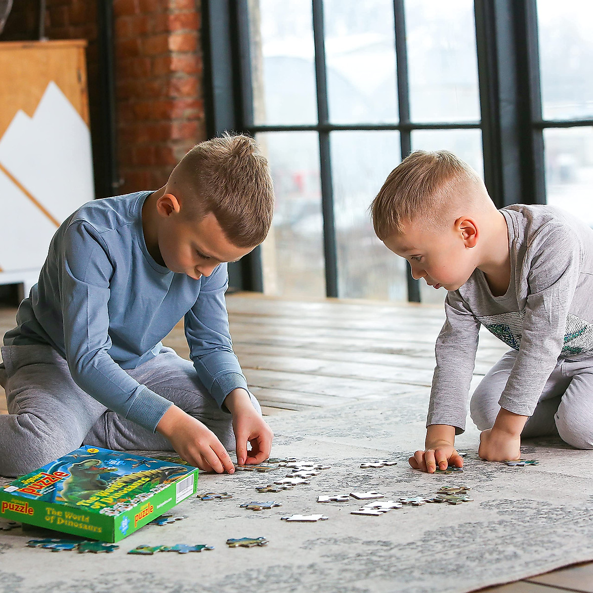 Planet of The Dinosaurs Jigsaw Puzzles for Kids Ages 4-8 | Fun & Entertaining Toys for Children | Epic Educational Birthday for Boys & Girls