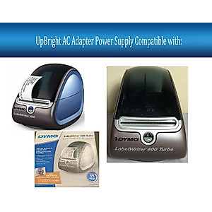 UpBright 24V AC/DC Adapter Compatible with Dymo Labelwriter LW 400 450 Series LW400 LW450 Turbo Pro Twin Duo LW450T 1750283 1752266 Label Writer Printer DSA-42PFC-24 2 240175 24VDC 1.75A Power Supply