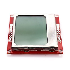 SEEU. AGAIN 8448 84x48 LCD Module White Backlight PCB Compatible with 5110 pi