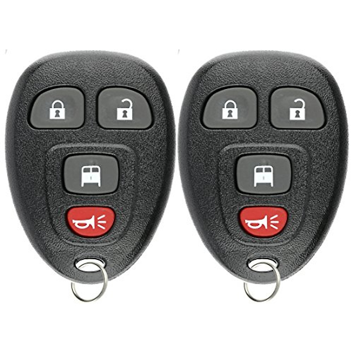 KeylessOption Keyless Entry Remote Car Key Fob Replacement for Chevy Express Savana (Pack of 2)