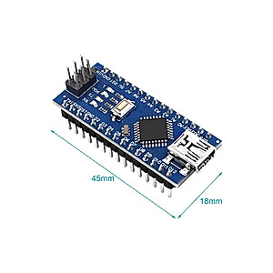 Hosyond Nano Board V3.0 ATmega328P/CH340 5V 16M Micro Controller Compatible with Arduino Nano(with Cables)
