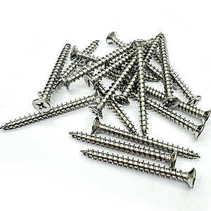 5 x 16mm Screw, Flat Head, Phillips Drive, Self Drilling, 304 Stainless Steel Drywall Wood Screws 100Pcs