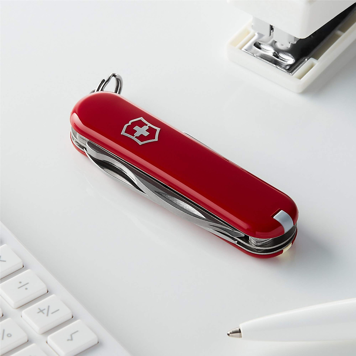 Victorinox Swiss Army Rambler Pocket Knife, Red ,58mm