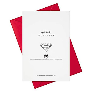 Hallmark Signature Birthday Card for Him (Superman Silhouette)