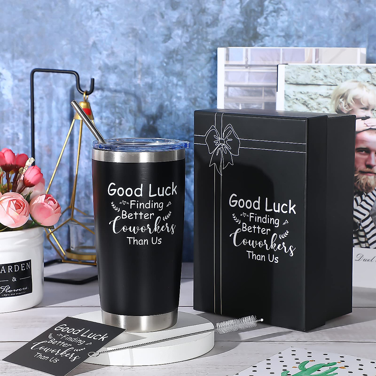 Sieral 3 Pcs Coworker Leaving Gifts Farewell Gifts Good Luck Finding Better Colleagues Than Us Coworker Leaving Tumbler 20 oz Mug Going Away Goodbye Gifts for Women