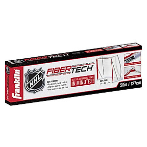 Franklin Sports NHL Portable Street Hockey Goal - Fibertech Lightweight Street + Roller Hockey Goal Set - 50" Fiberglass Goal