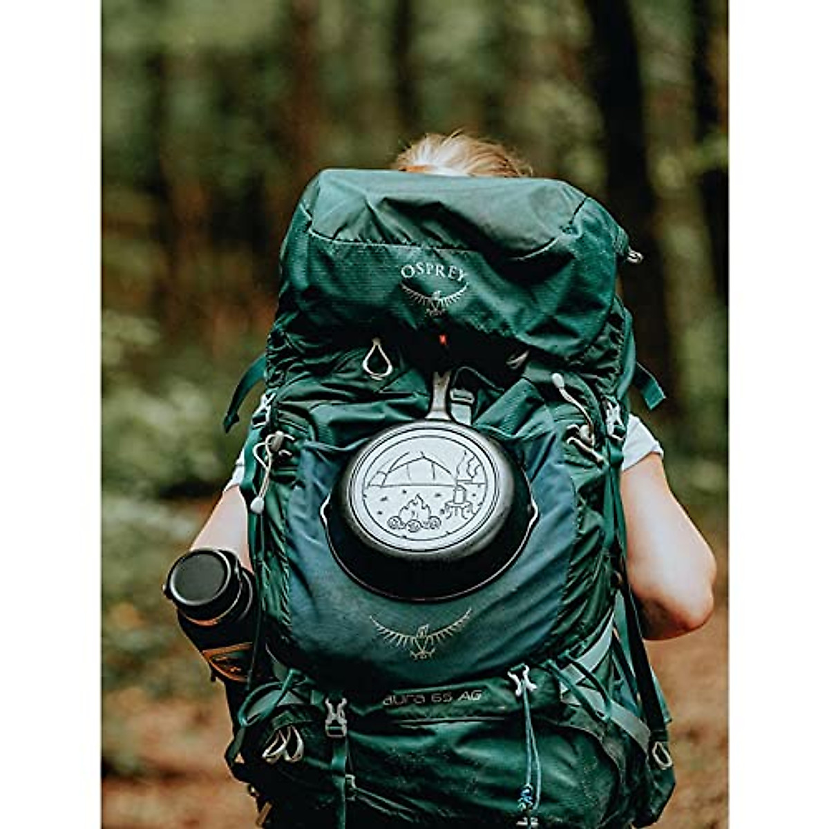 Lodge Cast Iron Wanderlust Series, Tent Skillet, 8 inch