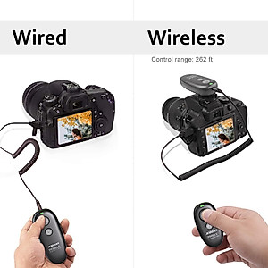 AODELAN Wireless Shutter Release for Olympus OM-D E-M10 Mark II, Pen E-PL8, Pen-F and for Panasonic Lumix DMC-G7, G85, GH4, Replaces RM-UC1 and DMW-RSL1