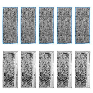 Garbage fighter Mopping Pads Replacement for iRobot Braava Jet M6 (6012) (6110) (6112) (6113) - 10 Pack Washable Reusable Sweeping Cloth Pads - Wi-Fi Connected Robot Mop (5 Wet Pads and 5 Dry Pads)