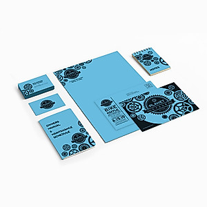 Astrobrights® Color Card Stock, 8 1/2" x 11", FSC® Certified, 30% Recycled, 65 Lb, Lunar Blue, Pack Of 250