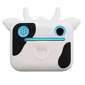 FECAMOS Print Camera, Video Recording Eye Protection Screen 24MP Camera for Daily Use