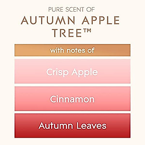 Glade Candle Jar, Large Candle Infused with Essential Oils, Air Freshener for Home Decor, Autumn Apple Tree, 16oz