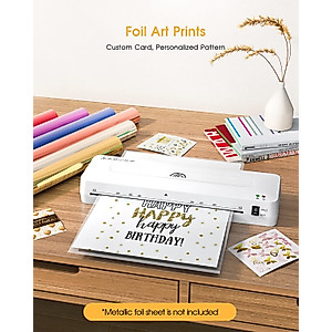 Crenova A3 Laminator, 13-Inch HOT and Cold Laminator Machine with Paper Trimmer, Corner Rounder, Hole Puncher, and 20 Thermal Laminating Pouches for Home, Office, and School Use