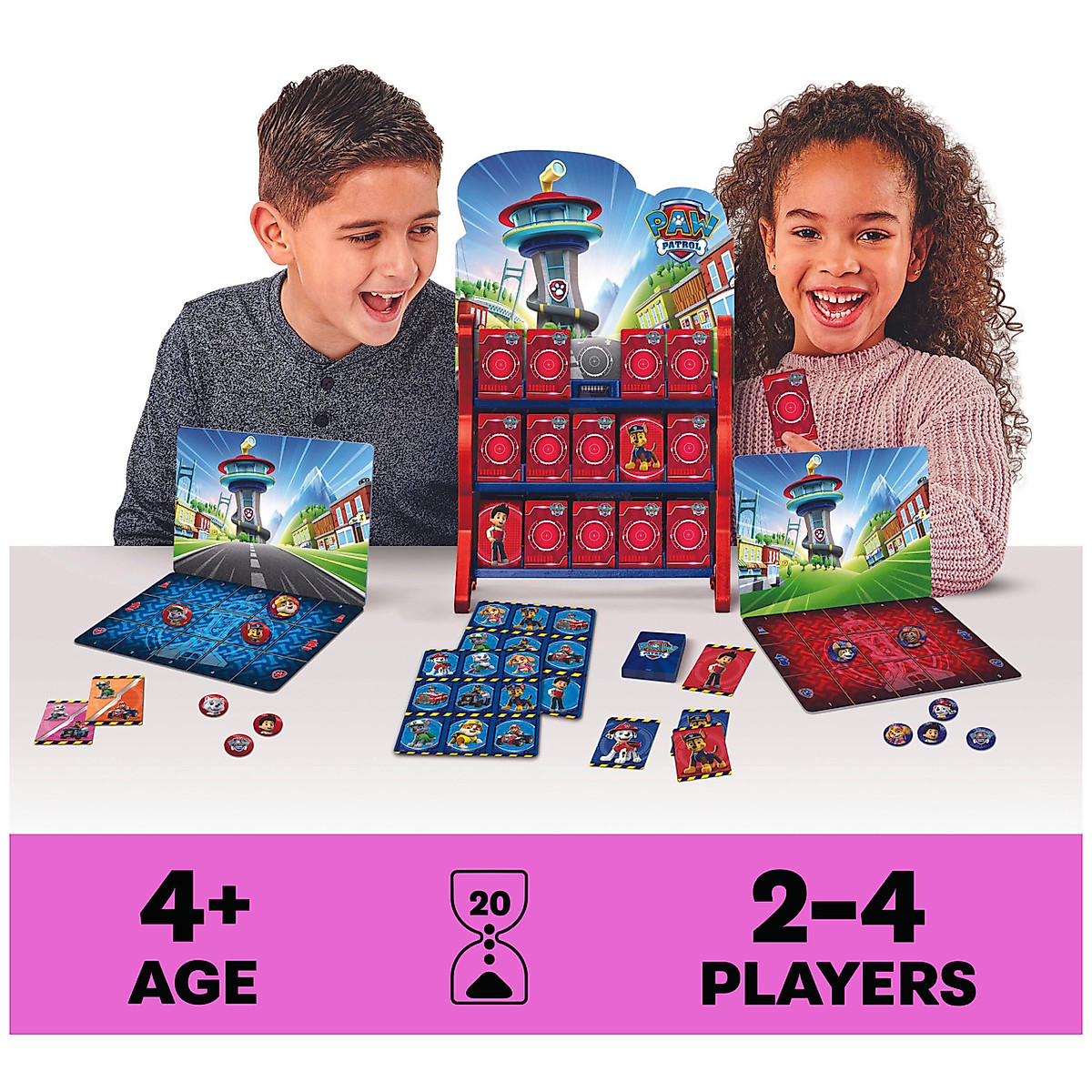 Spin Master Games PAW Patrol, Games HQ Board Games for Kids Checkers Tic Tac Toe Memory Match Bingo Go Fish Card Games PAW Patrol Toys, for Preschoolers Ages 4 and up