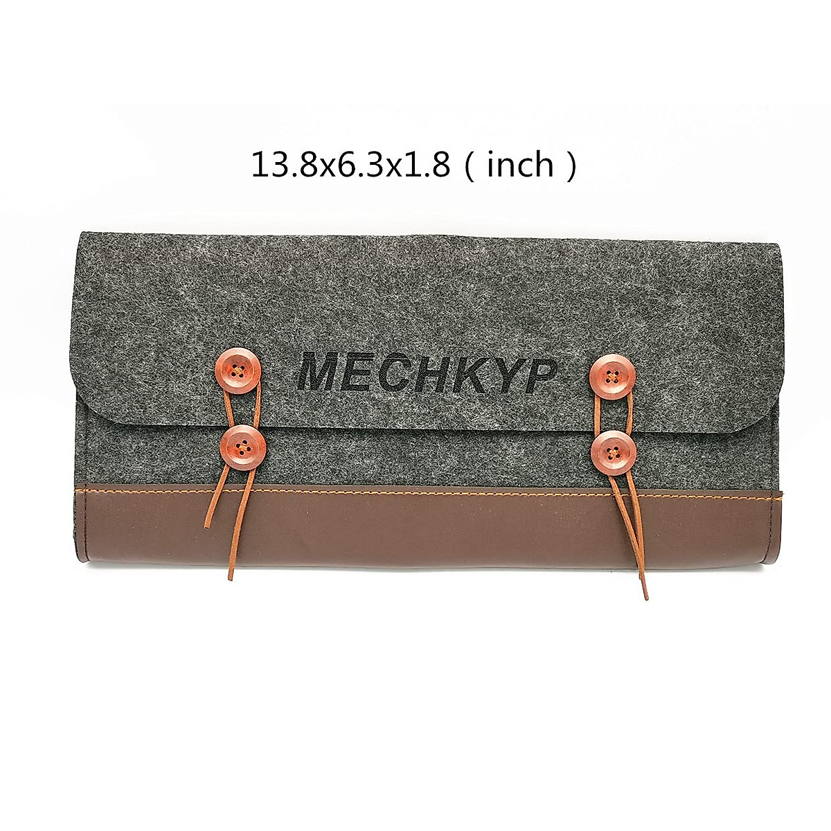 MECHKYP Keyboard Case Travel Bag Game Keyboard Storage for Mechanical Gaming Keyboards 60%/87 TKL/104/108 (S (60% keyboard up to 13.8inch))