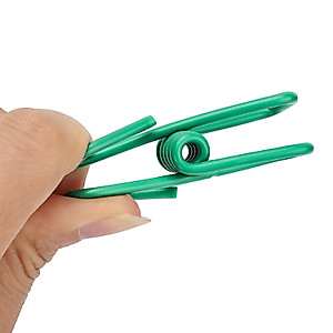 50pcs 2.2 Inches Colored Clothes Pins Waterproof Metal Chip Clips Steel Clip for Food Bag, Chips Bag, Paper