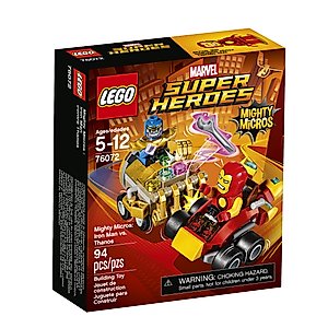LEGO Super Heroes Mighty Micros: Iron Man Vs. Thanos 76072 Building Kit