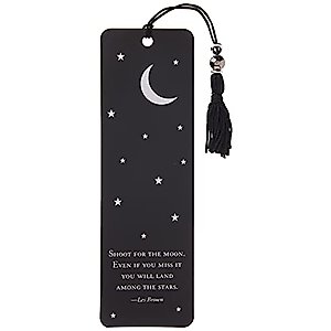 Shoot for the Moon Beaded Bookmark