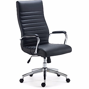 Staples 24328572 Bentura Bonded Leather Managers Chair Black (53234)