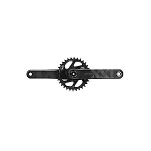 SRAM XX1 Eagle Carbon Fat Bike Crankset - 170mm, 12-Speed, 30t, Direct Mount, DUB Spindle Interface, For 190mm Rear Spacing, Black