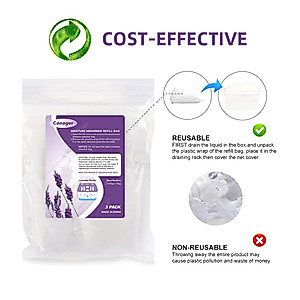 CANAGER Large Capacity Moisture Absorber Refill Bag - 16 oz 3 Packs, Lavender Vanilla, Individual Packaging, Easy to Replace, Absorb Excess Moisture and Create Fresh Air.