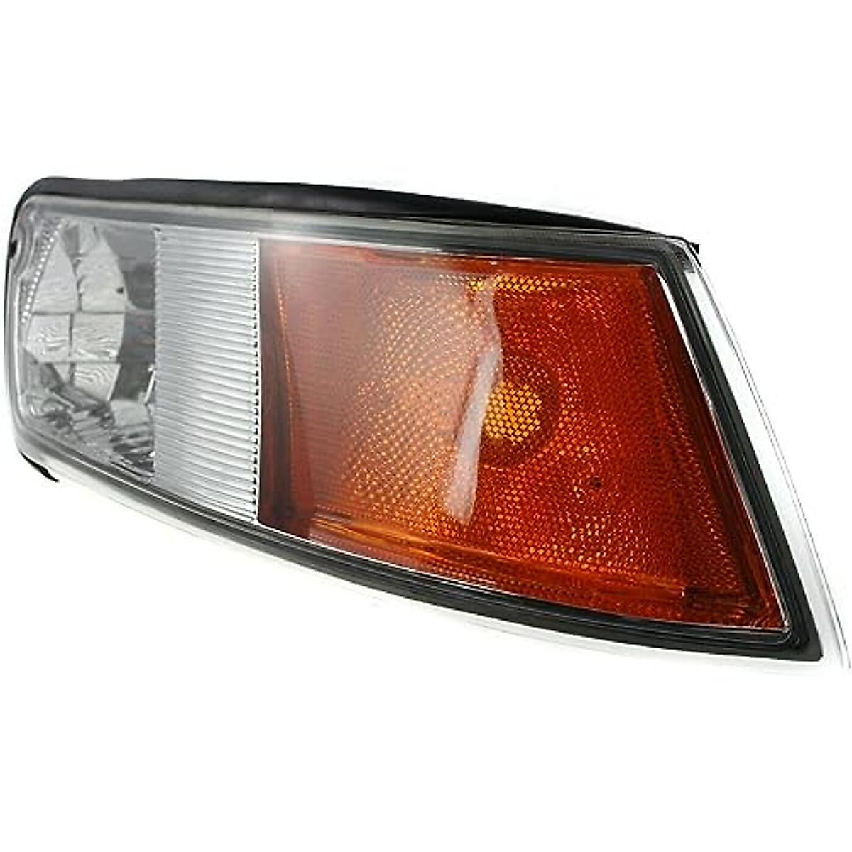 HDOZTOJI 2pcs Headlight Left Right Side Plastic Lens Corner Light Clear & Amber Corner Light Clear Headlight Lens Headlights & Corner Parking Lights Kit YW3Z13008BB 12160151 FO2550124