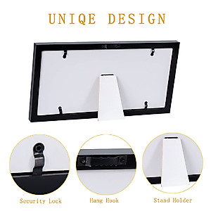 Baby Ink Hand and Footprint Kit, Newborn Handprint Photo Frame Kit with 2 Clean-Touch Ink Pad, Gender-Neutral Baby Keepsake, Baby Foot and Hand Mold Kit, Baby Nursery Décor for New and Expecting