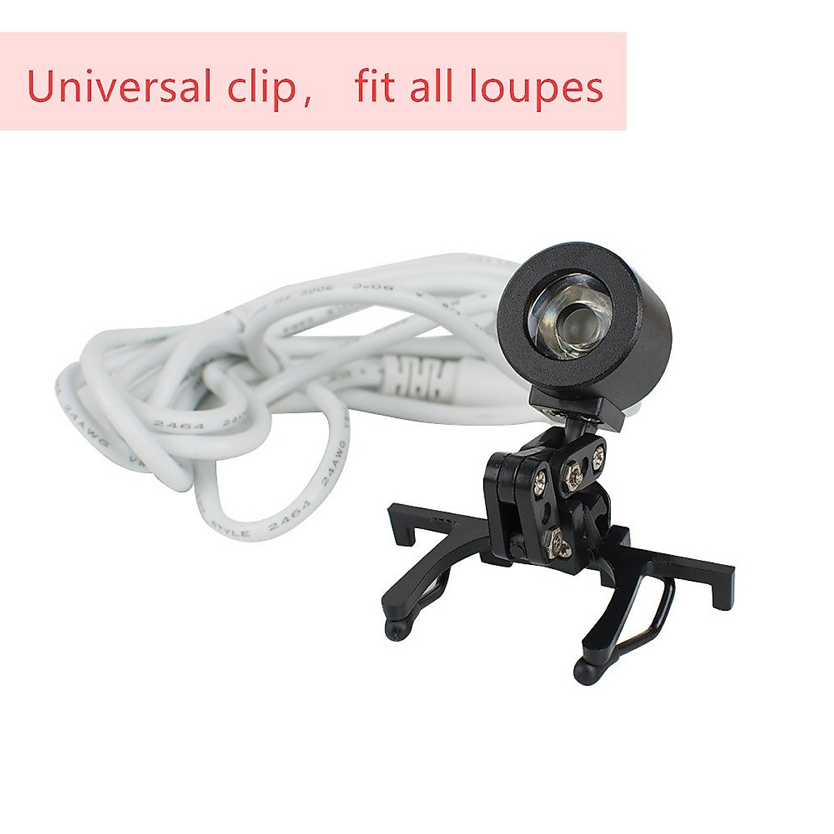 CARESHINE Black LED Head Light Lamp for Dental Surgical Medical Binocular Loupe USA Shipping 2-5 Days Delivery