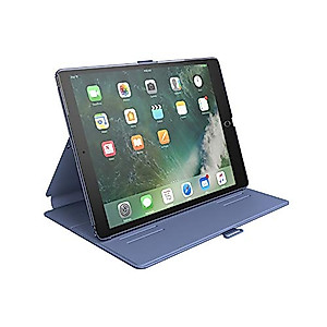 Speck Products Compatible Case for Apple iPad 9.7-inch (2017/2018, also fits 9.7-inch iPad Pro, iPad Air 2/Air), Balance FOLIO Case and Stand, Marine Blue/Twilight Blue
