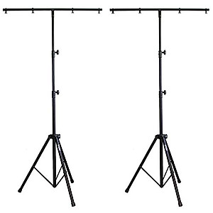 AST4421A2 Two-Pack Lighting Stands With Two T-Bars And Two Carrying Bags