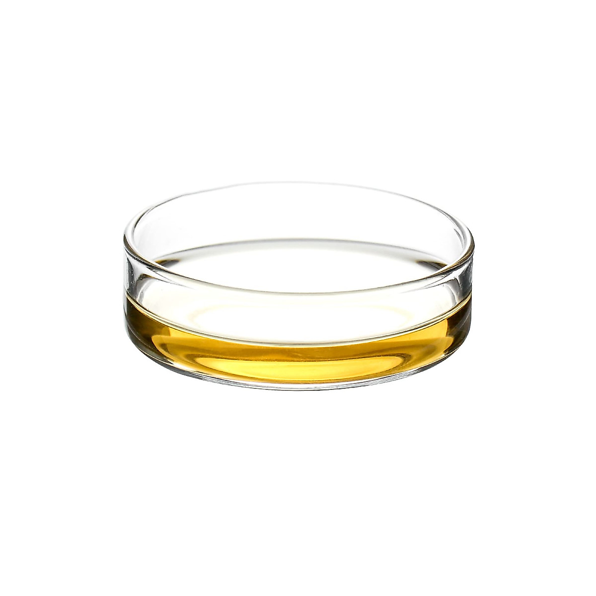 QWORK Glass Petri Dish Petri Plates with Lid, Thicken, 60mm x 18mm, 5 Pack