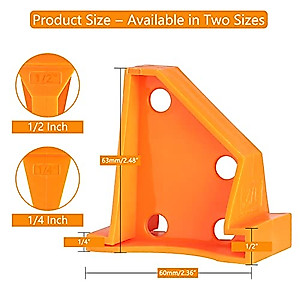 30 Pieces Flooring Spacers, Laminate Wood Flooring Tools Installation Kit with 1/4" & 1/2" Gap for Vinyl Plank, Laminate Wood, Hardwood & Floating Floor Installation