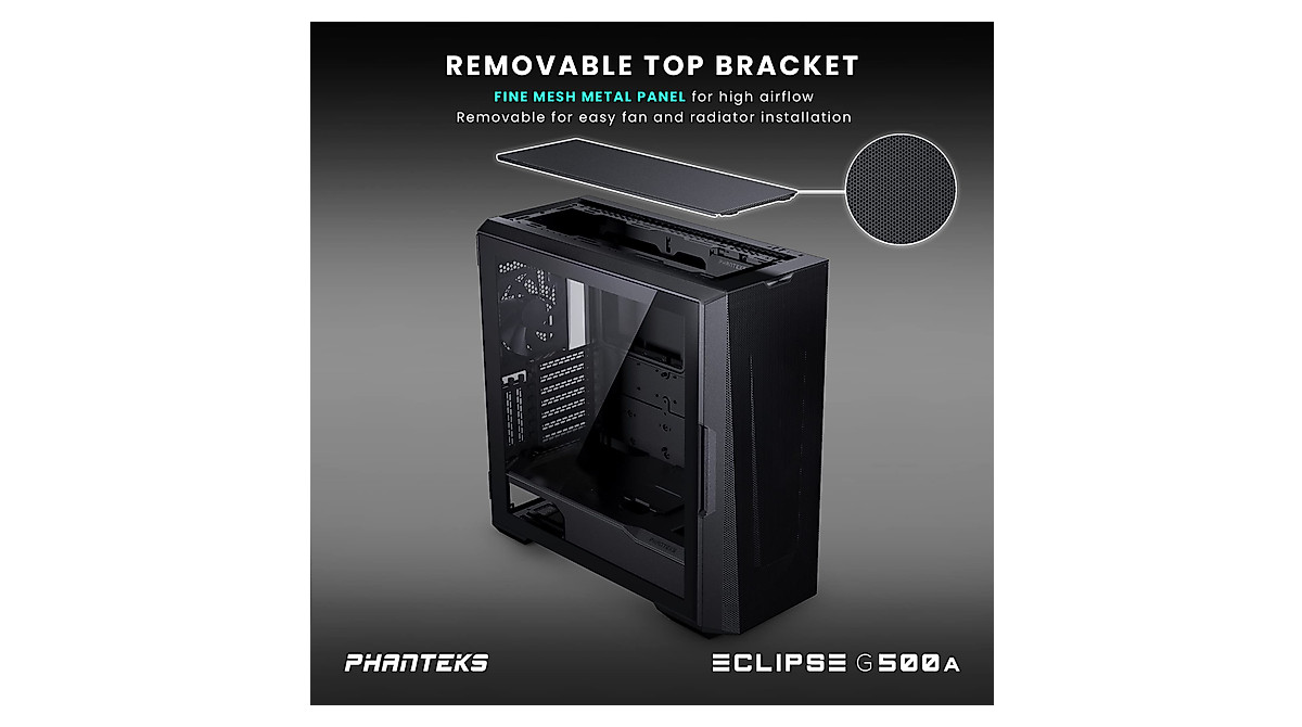 Phanteks Eclipse G500A Mid Tower Case - High Airflow Design
