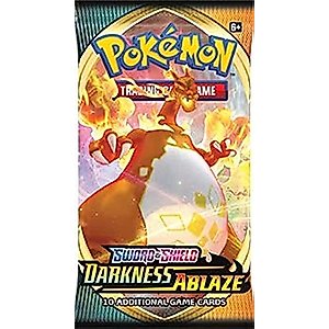 Pokemon Sword and Shield Darkness Ablaze Booster Pack (1 Booster Pack)