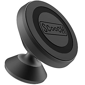 Scooch Magnetic Phone Mount for Car Compatible with Any Smartphone [Wingmount] Strong Magnets, Adjustable Magnetic Phone Holder for Car Dashboard, Works Best Cases (2022 Model)