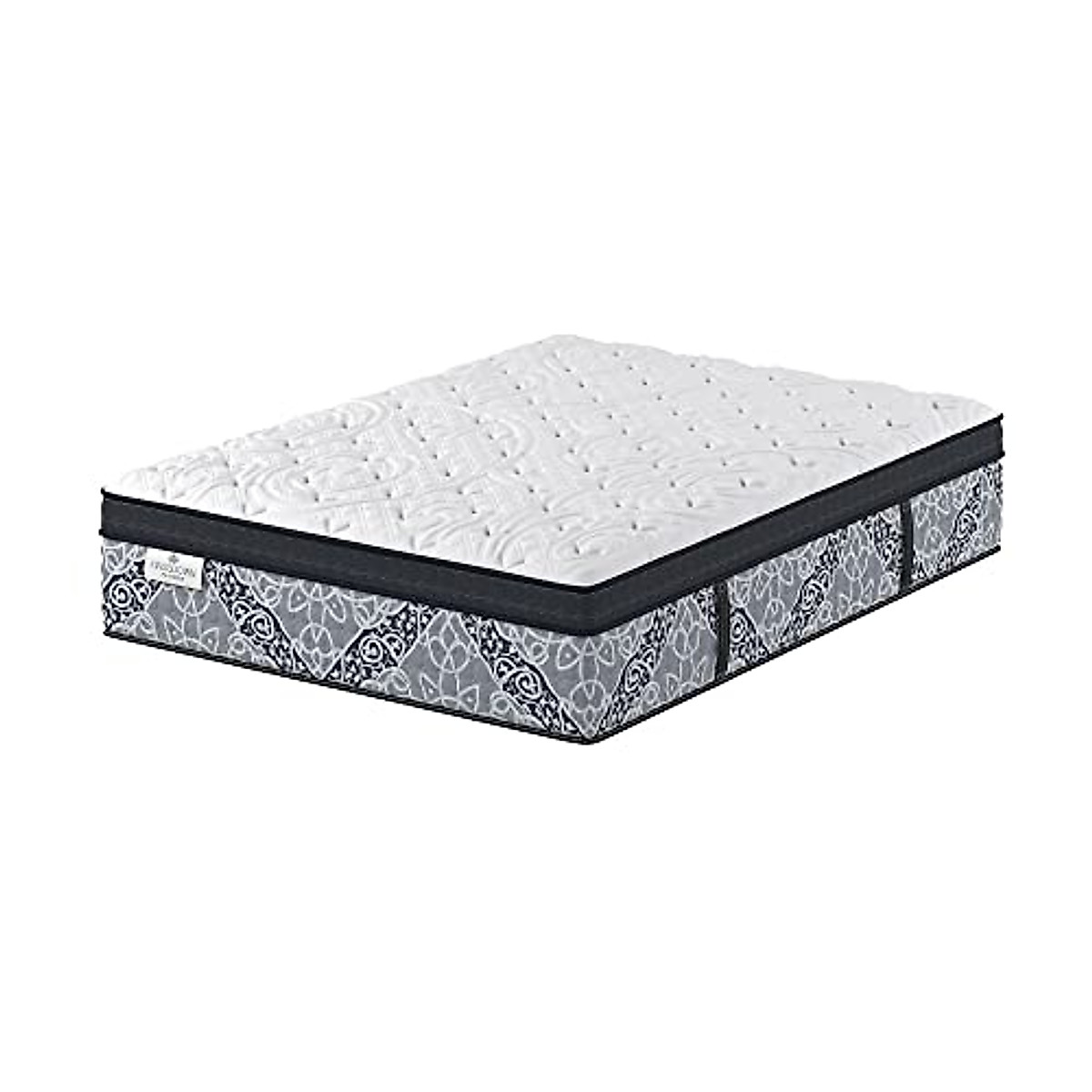 Kingsdown Passions Kelbrooke 16" Plush Euro Pillow Top Hybrid Mattress King, Cool Gel Memory Foam Layer Motion Isolation Quilted Top Premium Mattress