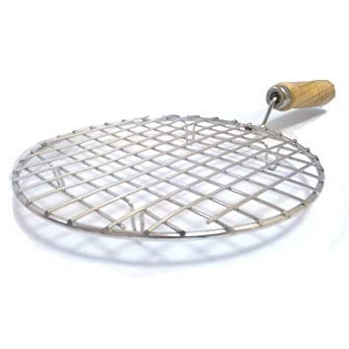 WhopperOnline Stainles Steel Multi-Purpose Round Wire Roasting Pan, Roti Jari, Roti Jali, Roti Grill, Papad Jali, Chapati Grill, Cooling Rack
