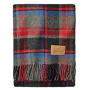 Pendleton Brookings Wool Motor Robe with Leather Carrier