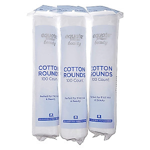 Equate Beauty Cotton Rounds, 300 Ct