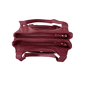 Roma Leathers Gun Concealment Purse - Wine