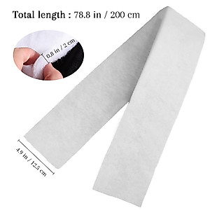 Hemobllo Aquarium Filter Media Filter Pad, Biochemical Filter Cotton Foam Thicken Sponge Roll, Fish Tank Filter Pad Cut to Fit Most Fish Tank Water Cleaning Supplies (200cm x 12cm)