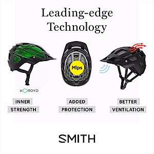 SMITH Session MTB Cycling Helmet – Adult Mountain Bike Helmet with MIPS Technology + Koroyd Coverage – Lightweight Protection for Men & Women – Adjustable Visor – Matte Black, Medium